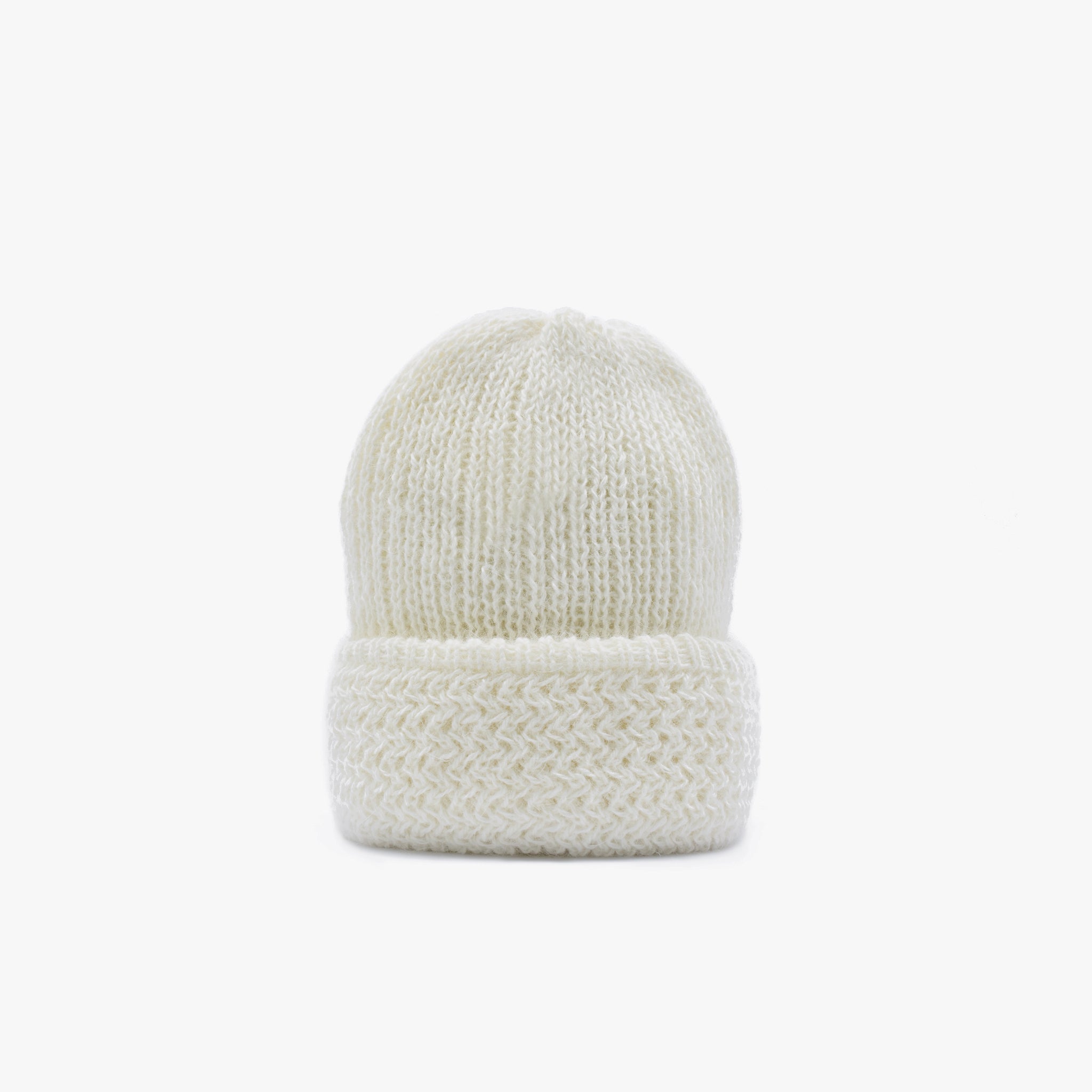 Angora wool cap - cream white | Woman | One size – Silvestre 1985